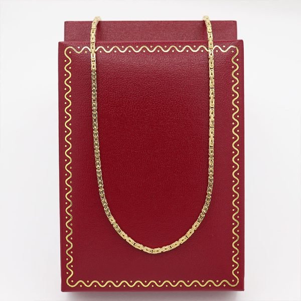 Cadena de Oro 18k Italiano | Tejido Peruano | 60cm - Kamuba Joyería ...